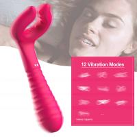 China Couples Vibrator Silicone Sex Toy 12 Modes USB Rechargeable IPX7 Waterproof for Male and Female Adult for sale