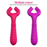 China Couples Vibrator Silicone Sex Toy 12 Modes USB Rechargeable IPX7 Waterproof for Male and Female Adult for sale