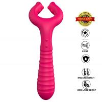 China Couples Vibrator Silicone Sex Toy 12 Modes USB Rechargeable IPX7 Waterproof for Male and Female Adult for sale