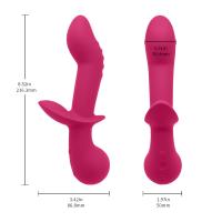 China G Spot Finger Vibrator Massager Double Headed Vibrating Stick Electric Sex Toy for Women 10 Speed for sale