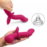 China G Spot Finger Vibrator Massager Double Headed Vibrating Stick Electric Sex Toy for Women 10 Speed for sale