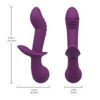 China G Spot Finger Vibrator Massager Double Headed Vibrating Stick Electric Sex Toy for Women 10 Speed for sale