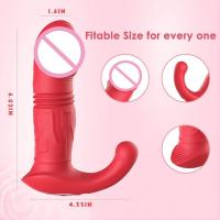 China Wireless Remote Control Prostate Massager Telescopic Anal Butt Plug Vibrator with 10 Vibrating Modes for sale