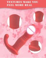China Wireless Remote Control Prostate Massager Telescopic Anal Butt Plug Vibrator with 10 Vibrating Modes for sale