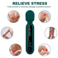 China Wireless Silicone G Spot Wand Massager 20 Frequency Modes Rechargeable Handheld Vibrator for Women for sale