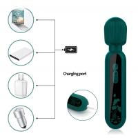 China Wireless Silicone G Spot Wand Massager 20 Frequency Modes Rechargeable Handheld Vibrator for Women for sale
