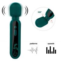 China Wireless Silicone G Spot Wand Massager 20 Frequency Modes Rechargeable Handheld Vibrator for Women for sale