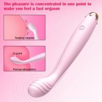 China USB Rechargeable G Spot Vibrator 10 Speeds Silicone Clitoral Massager for Women 18cm for sale