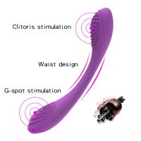 China Torbers Silicone Wireless USB Rechargeable Vibrating Wand Bullet Adult Sex Toy 10 Modes Dual Motor for sale