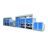China Industrial Paint Spray Booth Exhaust Gas Treatment System with Activated Carbon Adsorption 10000 CFM for sale