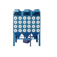 China Industrial Baghouse Pulse Jet Air Filter 12500-23500m3/h Air Volume 0.3 Micron Filtration for sale