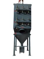 China 160 Piece Filter Bag Dust Collector 0.3 Micron Industrial Dust Removal System for sale
