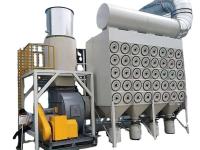China Waste Gas Treatment Purification Machine 0.3 Micron Automatic Clean Filters Carbon Steel for sale