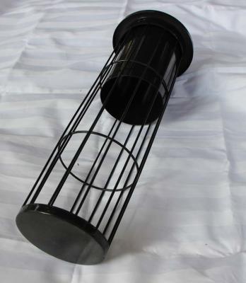 China Silicone Coated Carbon Steel Filter Bag Cage for Baghouse 280C High Temperature Dust Collector for sale