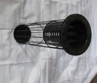 China Silicone Coated Carbon Steel Filter Bag Cage for Baghouse 280C High Temperature Dust Collector for sale