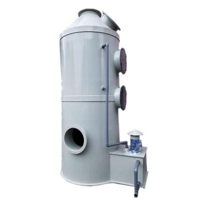 China PP HCL Fumes Scrubber 4000mm Height for Exhaust Gas Treatment Absorption System for sale