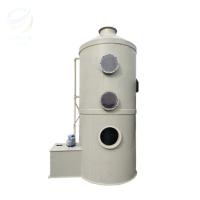 China 1.5 kW Industrial Gas Absorption Column PP Acid Mist Scrubber 3000 m3/h for sale