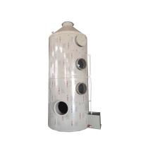 China PP HCL Fumes Scrubber 4000mm Height for Exhaust Gas Treatment Absorption System for sale