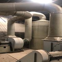 China Customized PP Stainless Steel Wet Scrubber Spray Tower for Acid Alkali Waste Gas Treatment 1500-50000 m3/h for sale