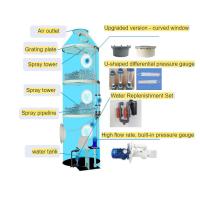 China 400 kg Wet Scrubber Exhaust Treatment Gas Purification Tower for Industrial Use for sale