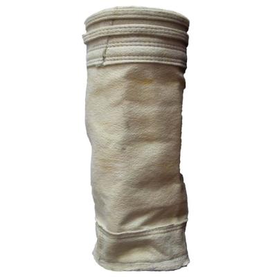 China FMS High Temperature Cement Air Filter Bag 2mm Thickness 800gsm for Boiler Baghouse for sale