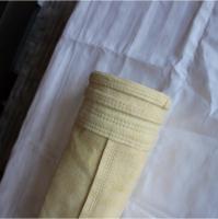 China FMS High Temperature Cement Air Filter Bag 2mm Thickness 800gsm for Boiler Baghouse for sale