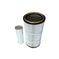 China 215mm ID Polyester Fiber Industrial Air Dust Collector Filter Cartridge 660mm for sale