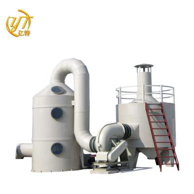 China 400 kg Industrial Desulfurization PP Acid Mist Spray Tower FGD Absorber Scrubber for sale