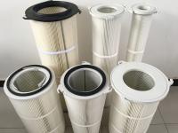 China 215mm ID Polyester Fiber Industrial Air Dust Collector Filter Cartridge 660mm for sale