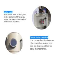China 400 kg Wet Scrubber Column Gas Cleaning Spray Tower 80% Purify Efficiency for sale