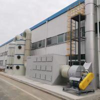 China Industrial Wet Scrubber Exhaust Gas Treatment Tower 95% Efficiency VOC Absorption System for sale