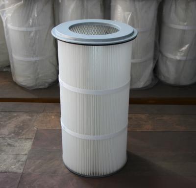 China Polyester HEPA Pleated Air Filter for Dust Collector 325mm x 1000mm 99.99% Efficiency for sale