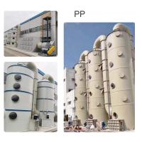 China Customized Gas Purification Baffle Spray Scrubber Tower for Air Pollution Control for sale