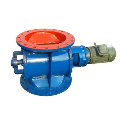 China Customized Flange Size High Temperature Industrial Rotary Feeder for Powder Discharge 200mm for sale