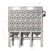 China 1400kg Industrial Filter Cartridge Pulse Jet Dust Collector for Machinery Repair Shops for sale