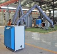 China Industrial Welding Fume Extractor 3000m³/h 2.2kW Portable Filtration with 2 Filter Cartridges for sale