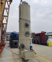 China Industrial CO2 Scrubber Gas Cleaner Wet Scrubber Absorption Column 2.2KW 1500mm Diameter for sale