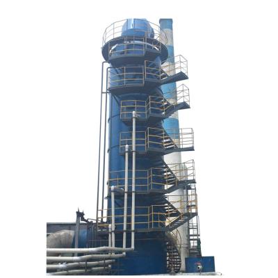China Gas Biogas Scrubbers Wet Desulphurization Equipment Desulfurization Tower 2400mm External Diameter for sale