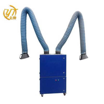 China YITE Mobile Welding Fume Extractor 2.2kW 3000m3/h with 2-Piece Exhaust Arm for sale