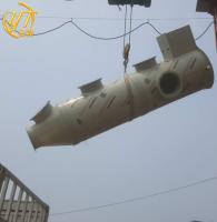 China Industrial Wet Scrubber Dust Collector 18.5 Kw Fan Power Polypropylene Material YT-04PL2500 for sale