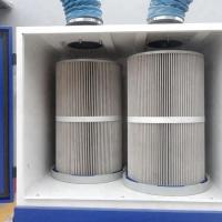 China Industrial Mobile Welding Fume Extractor 1.1kw 1500m3/h with Filter Cartridge for sale