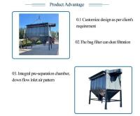 China Stainless Steel Pulse Bag Dust Collector 380V 50Hz 240sqm Filter Area for Industrial Dust Treatment for sale