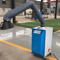 China Portable 75kg Laser Cutting Welding Smoke Extractor 2 Filter Cartridges 2400m3/h Airflow for sale