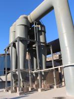 China Industrial Cyclone Dust Collector Dry Filter 750-1060 m³/h for 5μm Particles for sale