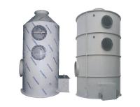 China Industrial Dust Scrubber Tower Spray Washing Tower 5 kW Exhaust Treatment System for sale