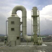 China Industrial Dust Scrubber Tower Spray Washing Tower 5 kW Exhaust Treatment System for sale