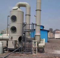 China Industrial Wet Dust Collector System 40mm Pump Polypropylene Scrubber 1500-50000 m³/h for sale