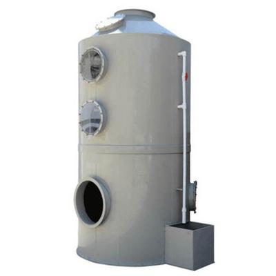 China 1.5 kW Industrial Gas Absorption Column PP Acid Mist Scrubber 3000 m3/h for sale