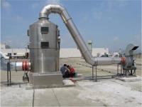 China Industrial Waste Gas Scrubber Spray Tower 800mm Diameter 3000mm Height for Chemical Absorption for sale
