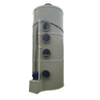 China 3000mm Diameter Industrial Flue Gas PP Wet Scrubber Absorption Column 2000-3500 m3/h for sale